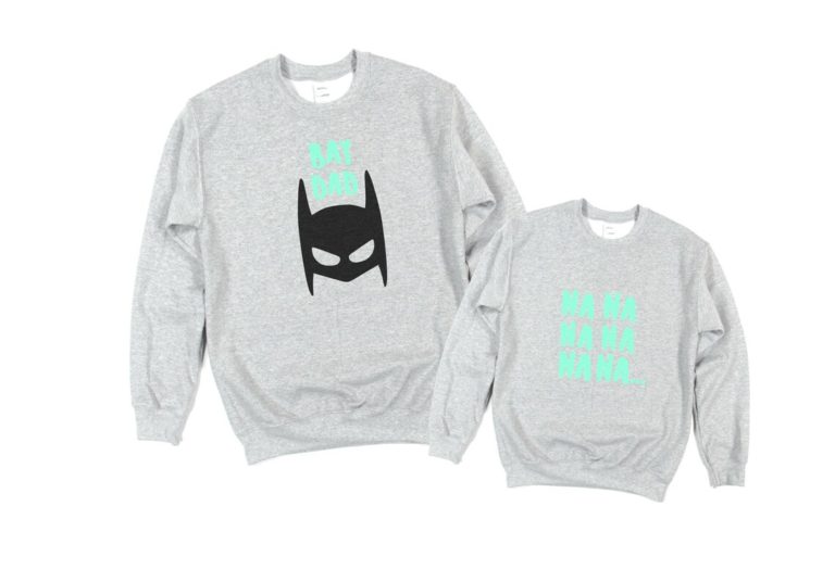 Father & Son Sweatshirts – Batdad - Tiny Tots Kids