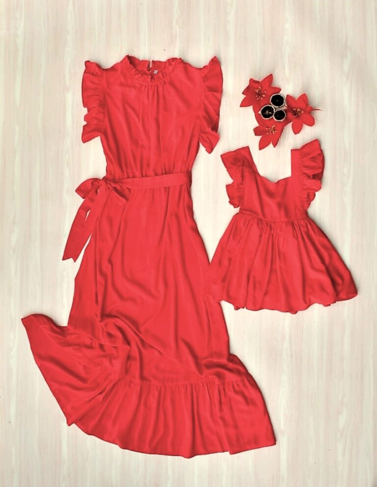 Matching Family Outfit - Red - Tiny Tots Kids