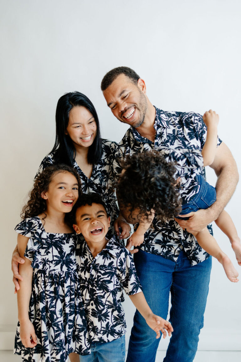 Matching Family Outfit - Black Palm - Tiny Tots Kids