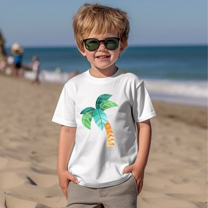 Kids Tees - Palm Tree - Tiny Tots Kids